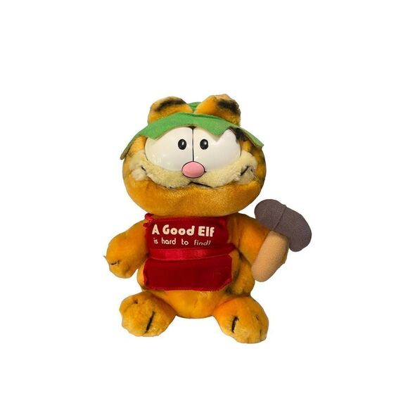 Dakin | Toys | Vintage Dakin Garfield Good Elf Plush | Poshmark